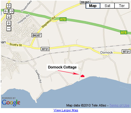 Location - Dornock Cottage, Annan, Dumfries & Galloway